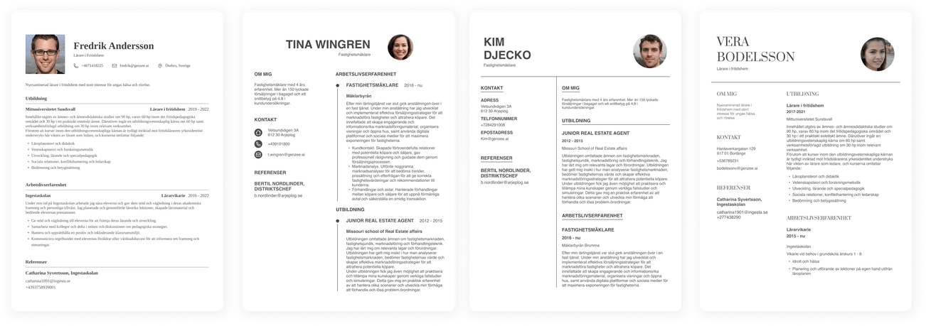 CV: Hur skriver man ett? Och vad är det? - Genzee